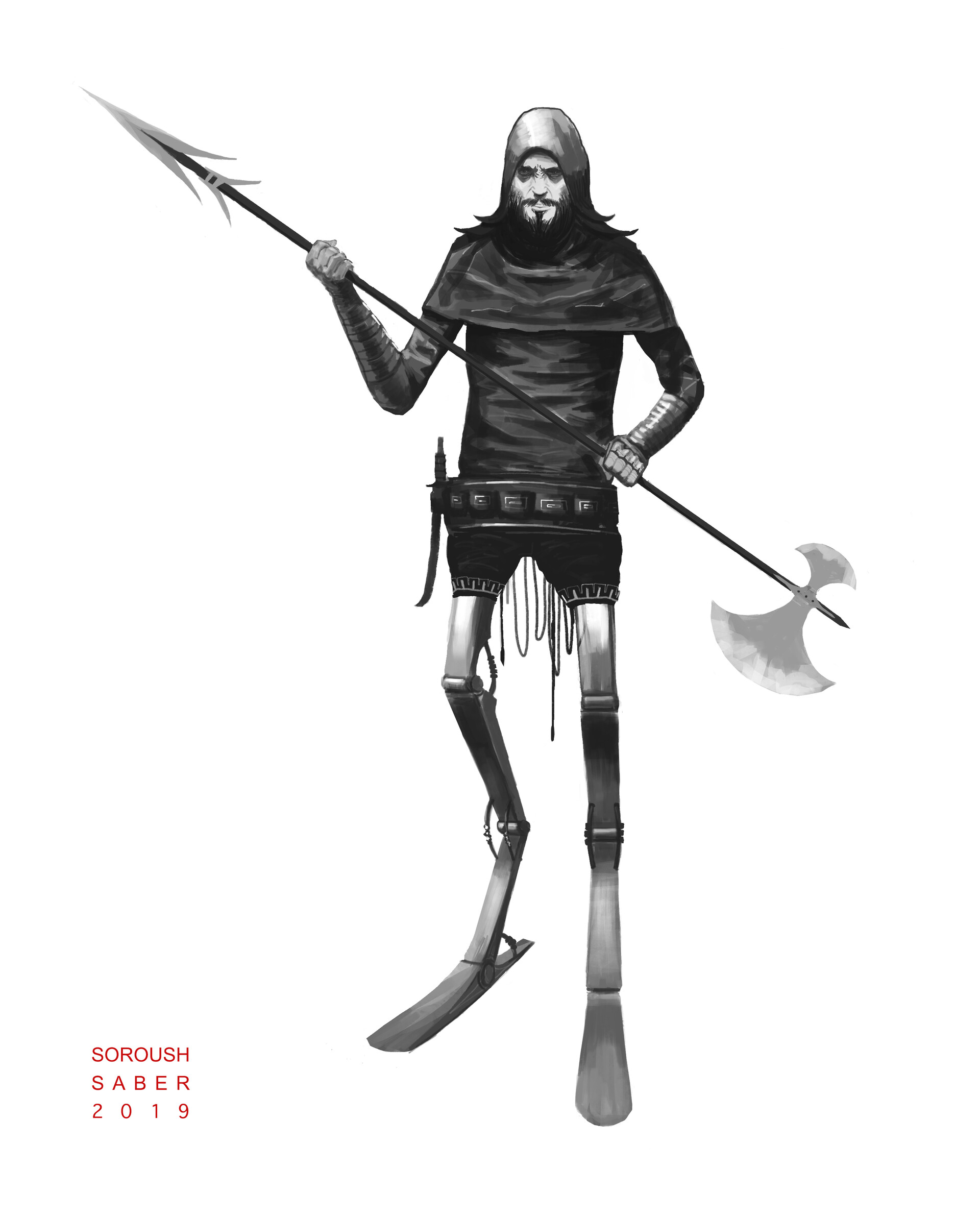 ArtStation - Ancient Cyborg Soldier