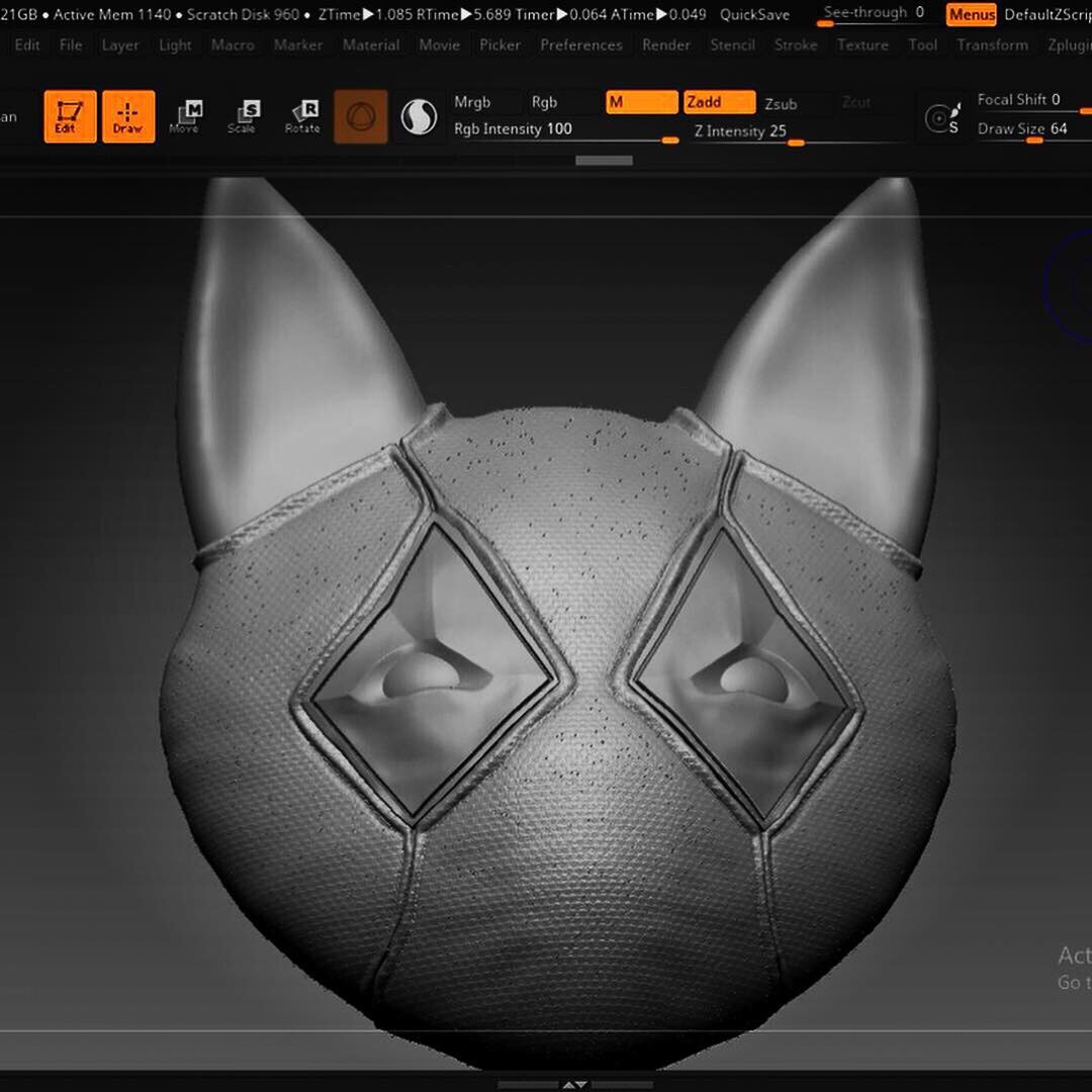 ArtStation - Deadpool Cat