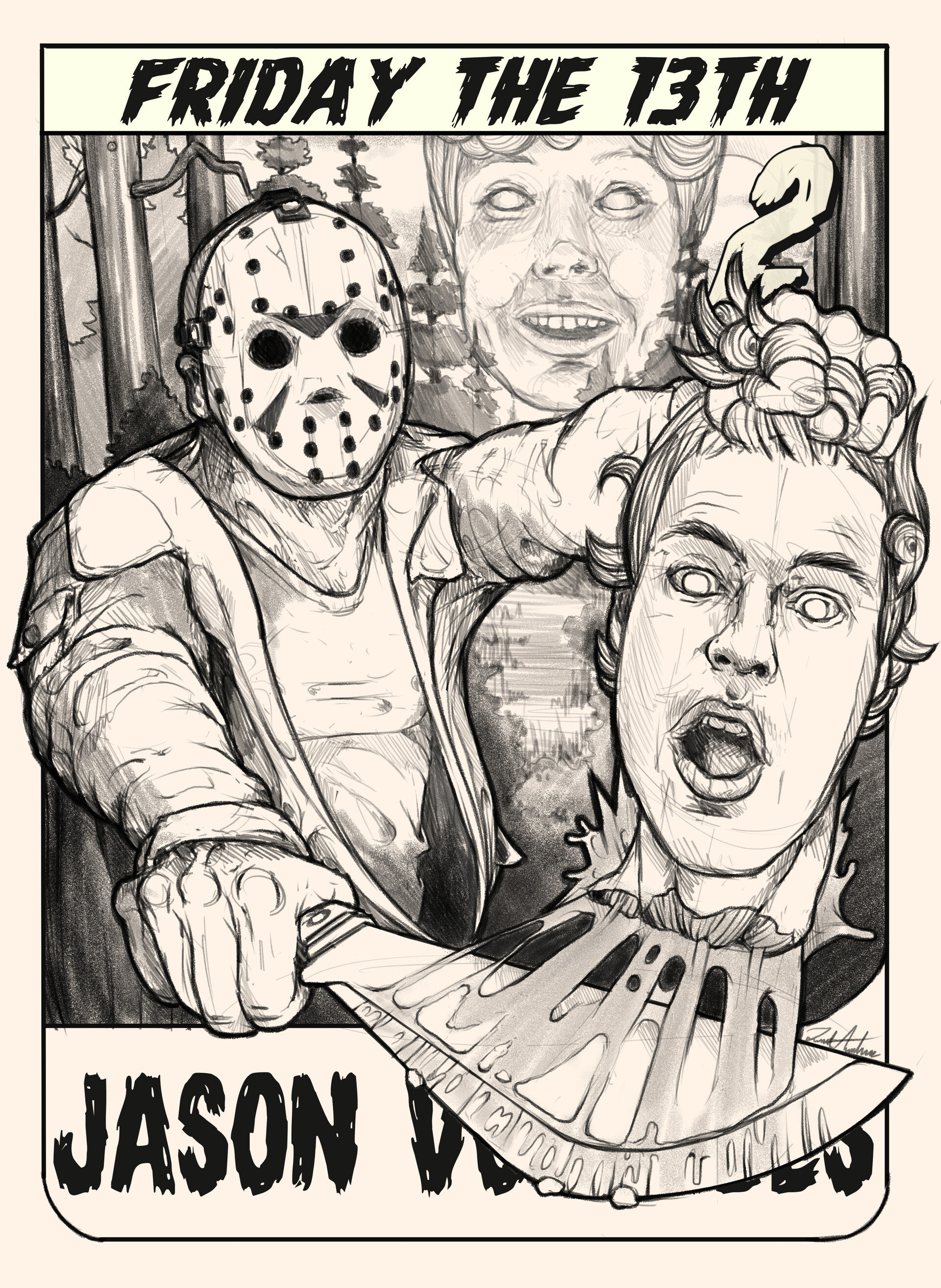 Trent Anderson - Jason Voorhees Trading Card