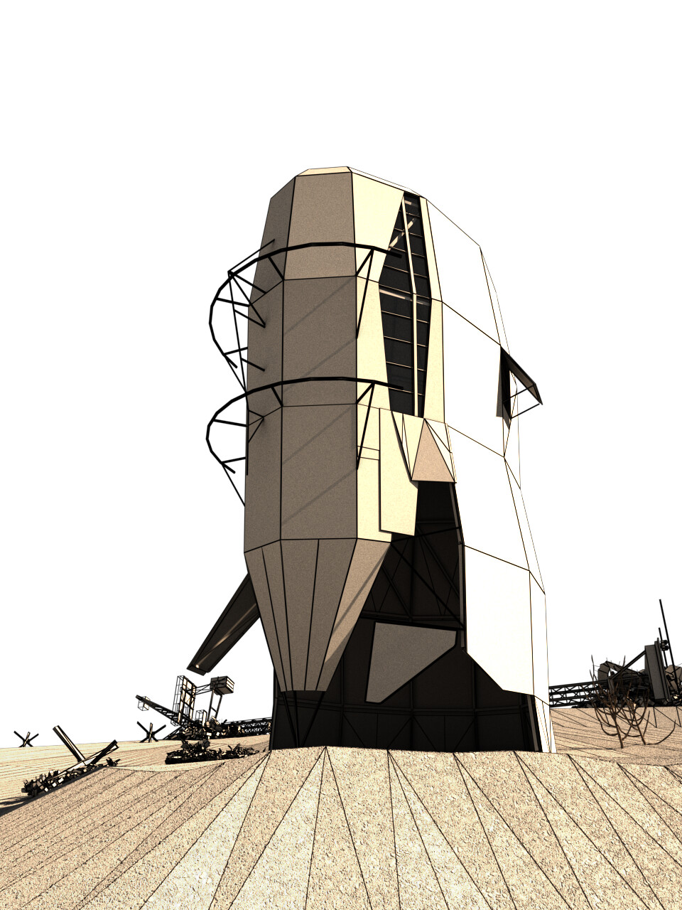 Max Miranda - Solo House - Lebbeus Woods