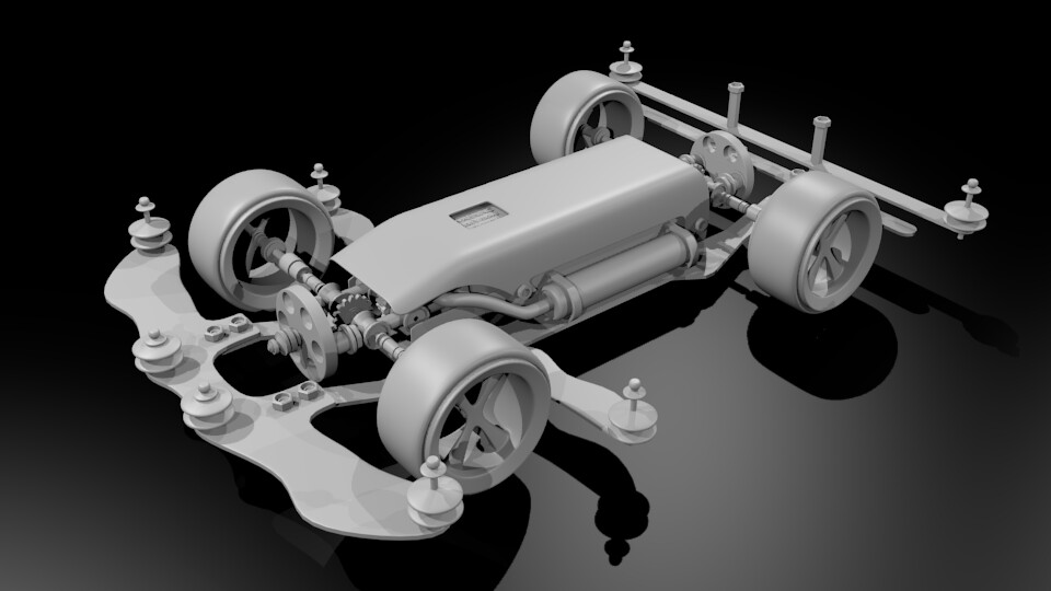 ArtStation - mini 4 wd