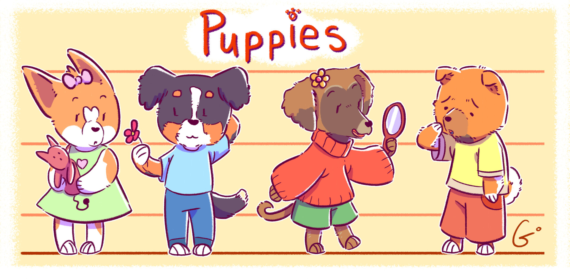 ArtStation - Puppy Lineup