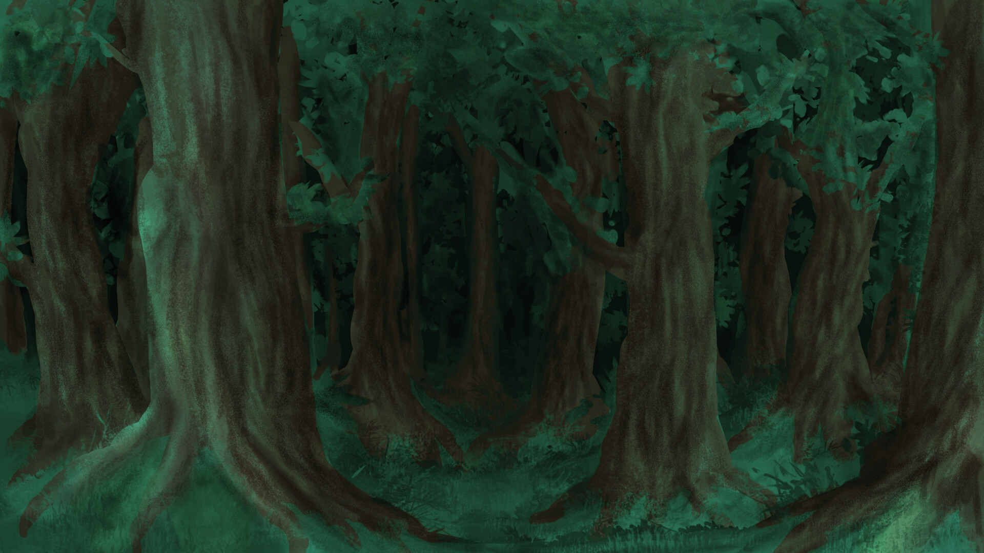 ArtStation - Forest color test