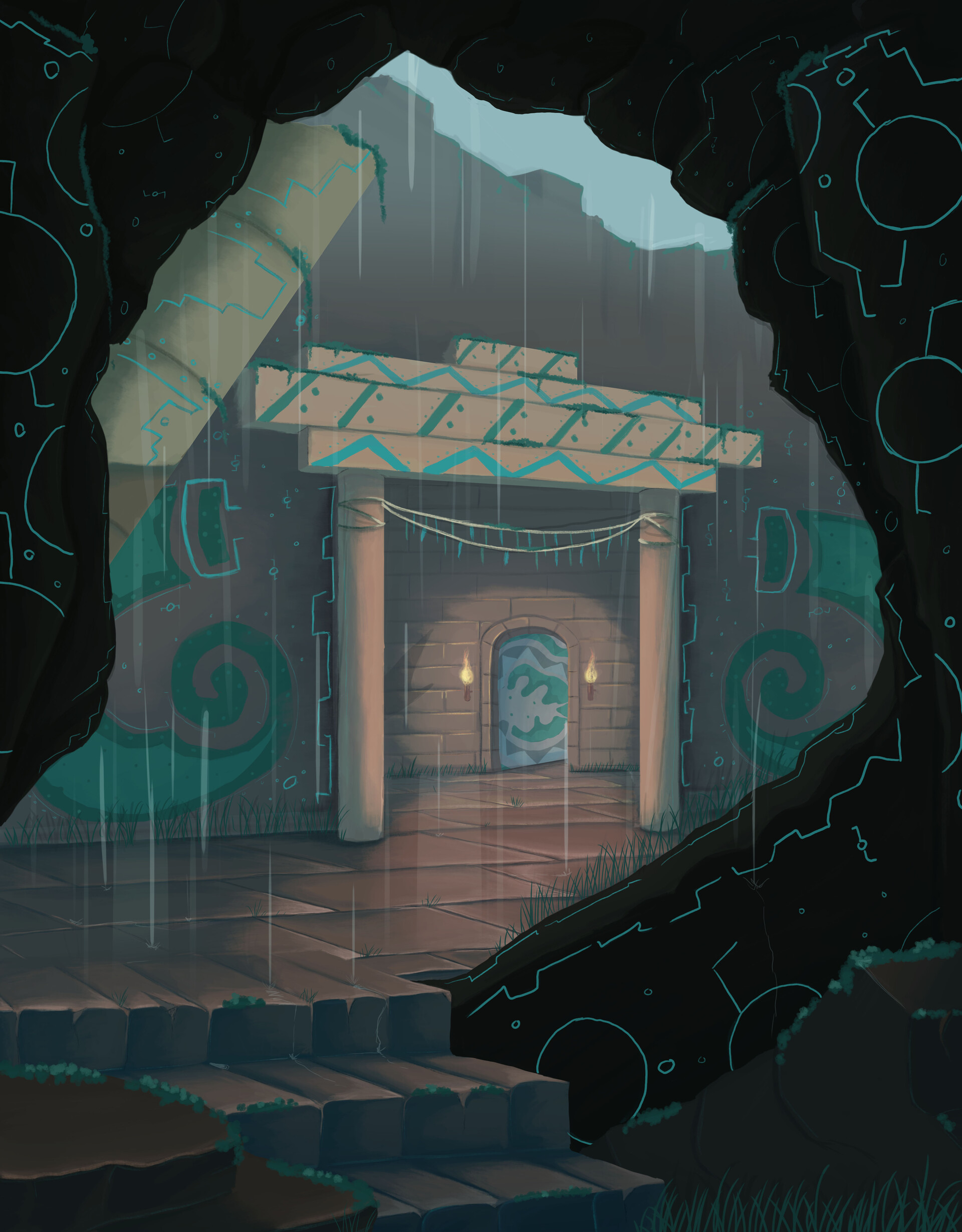 ArtStation - Sand Ruins Dungeon