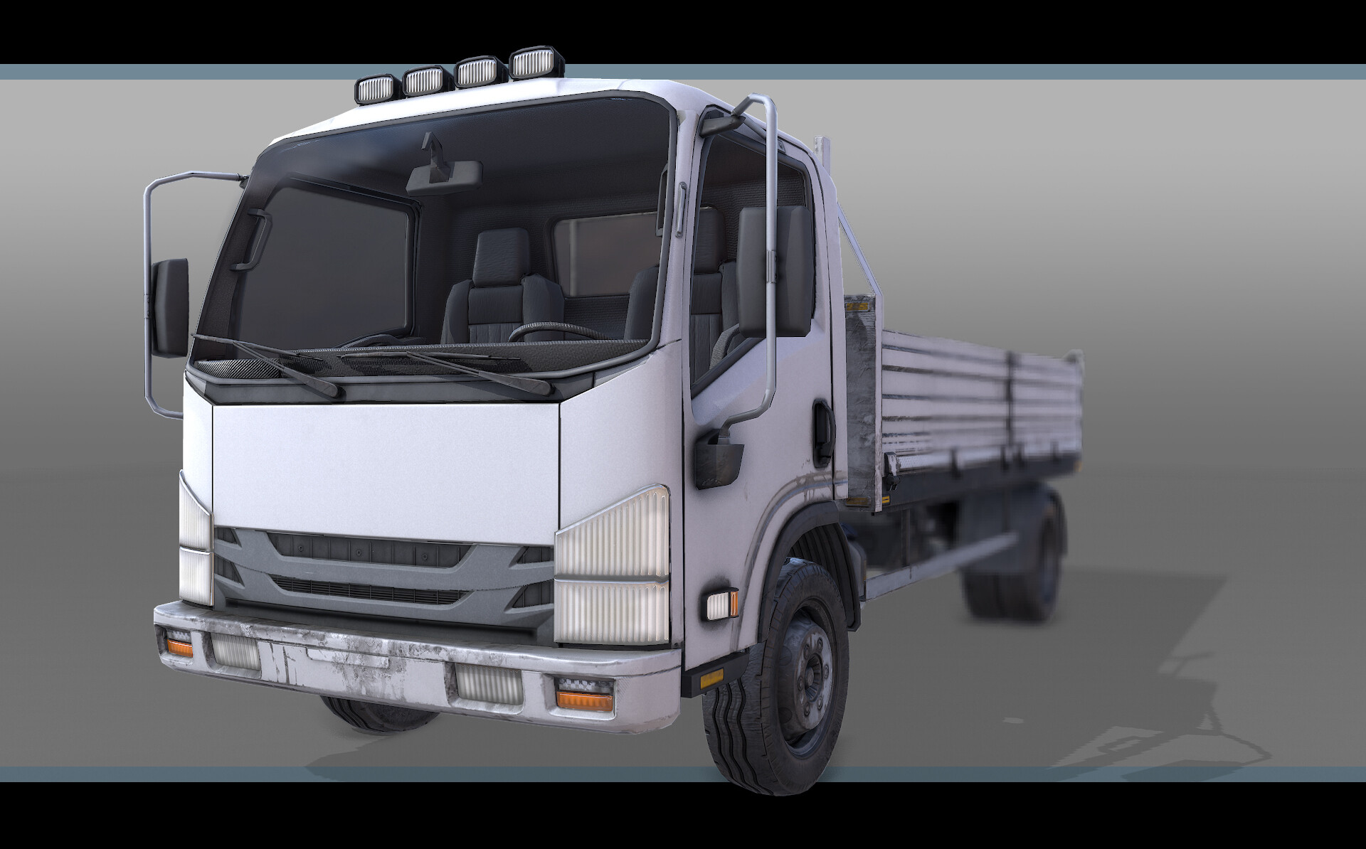 ArtStation - Flatbed Truck
