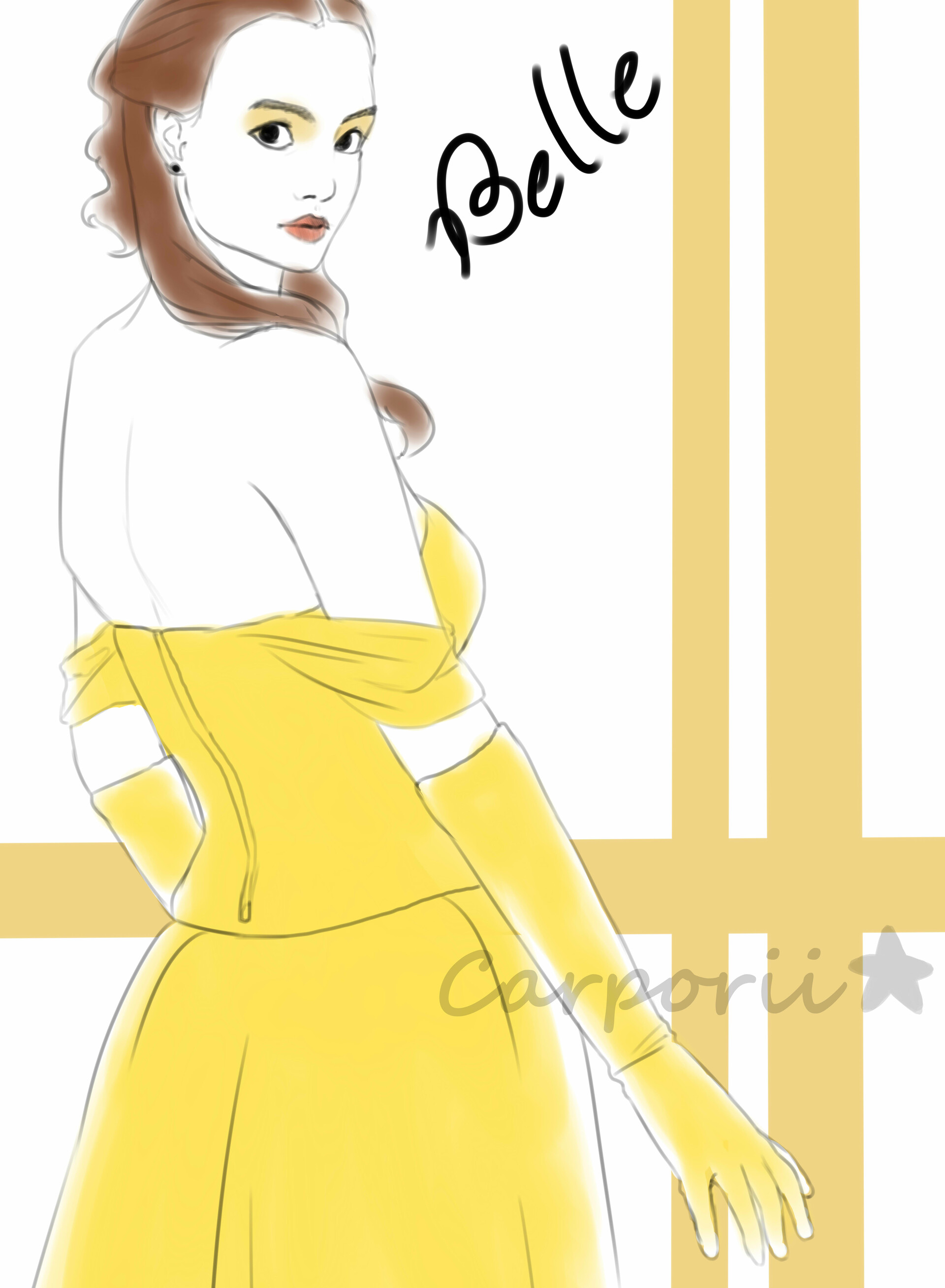 ArtStation - Belle - Pose Study