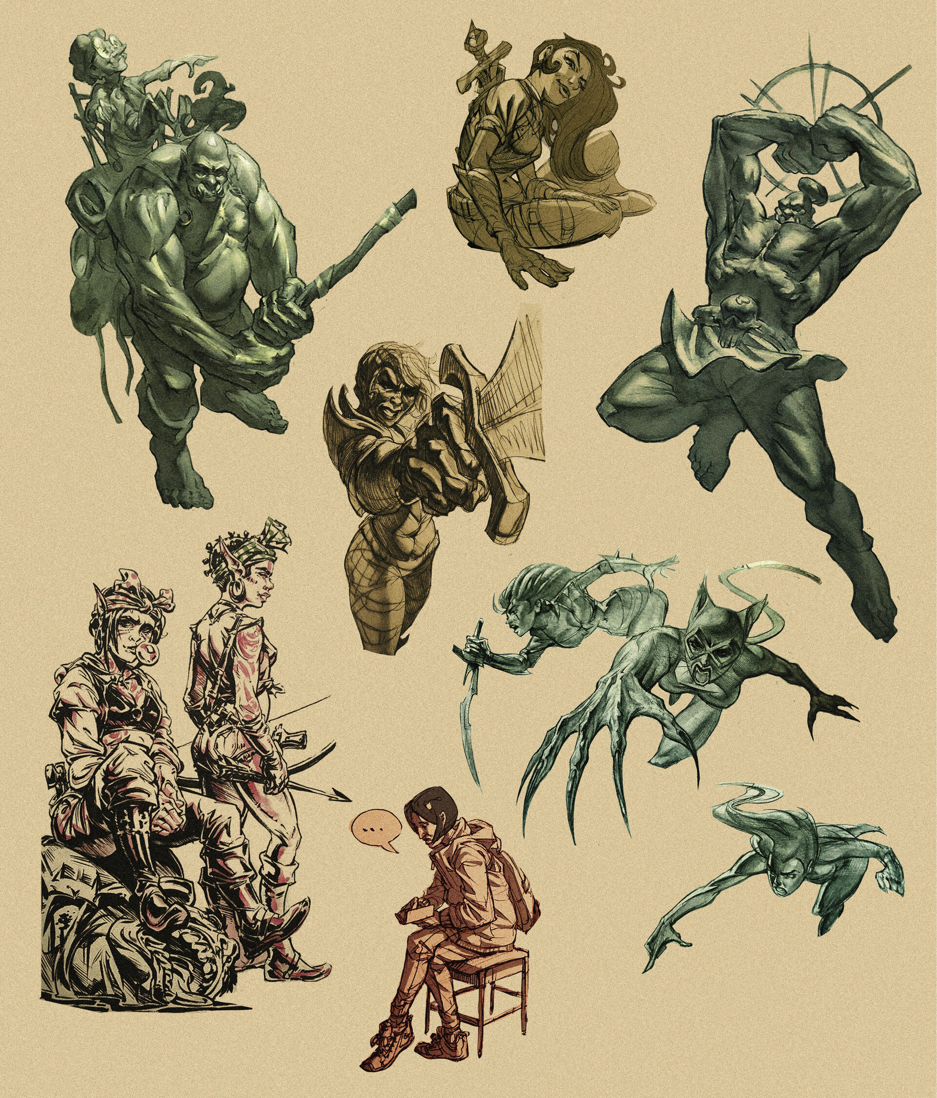 ArtStation - Sketches, REMBERT MONTALD