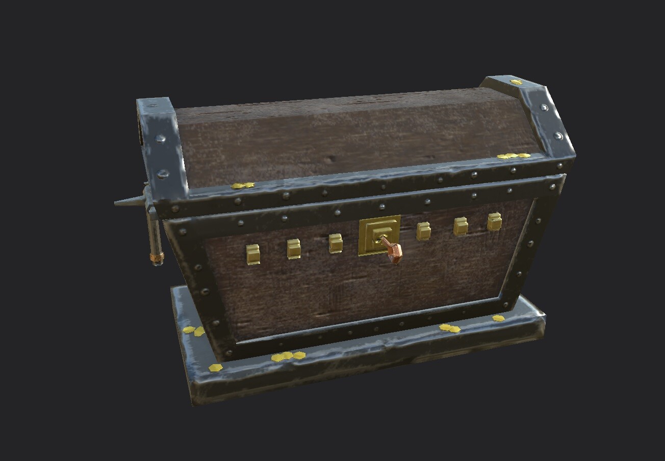 ArtStation - Low poly chest