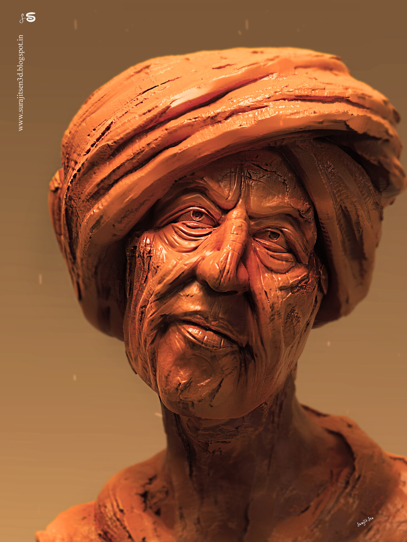 ArtStation - “Long-Time” Digital Sculpting by Surajit Sen