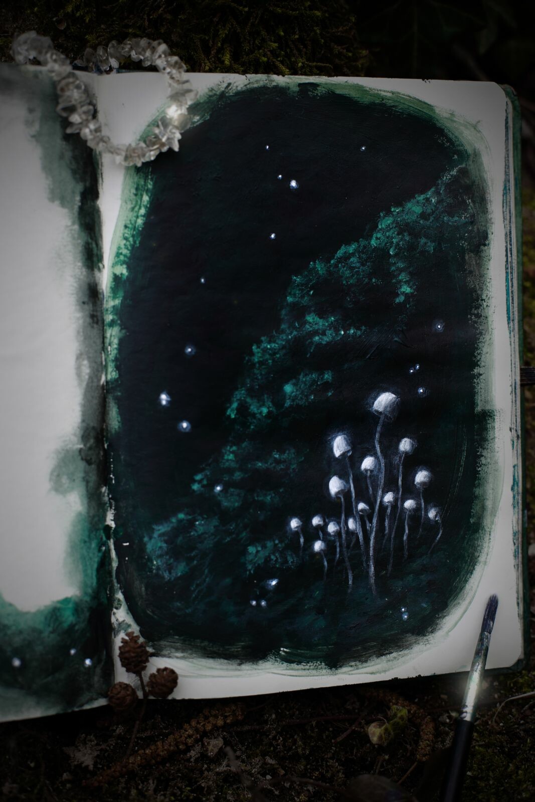 ArtStation - glowing shrooms