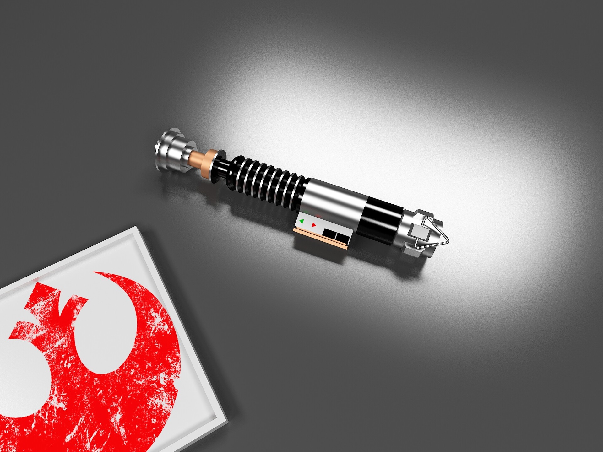 ArtStation - Luke Skywalker ROTJ lightsaber