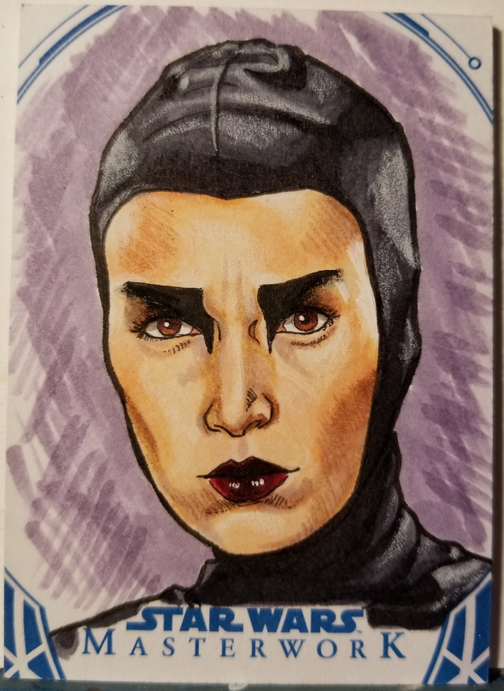 ArtStation - Topps Star Wars Masterworks 2018 First Order Spy Sketch Card