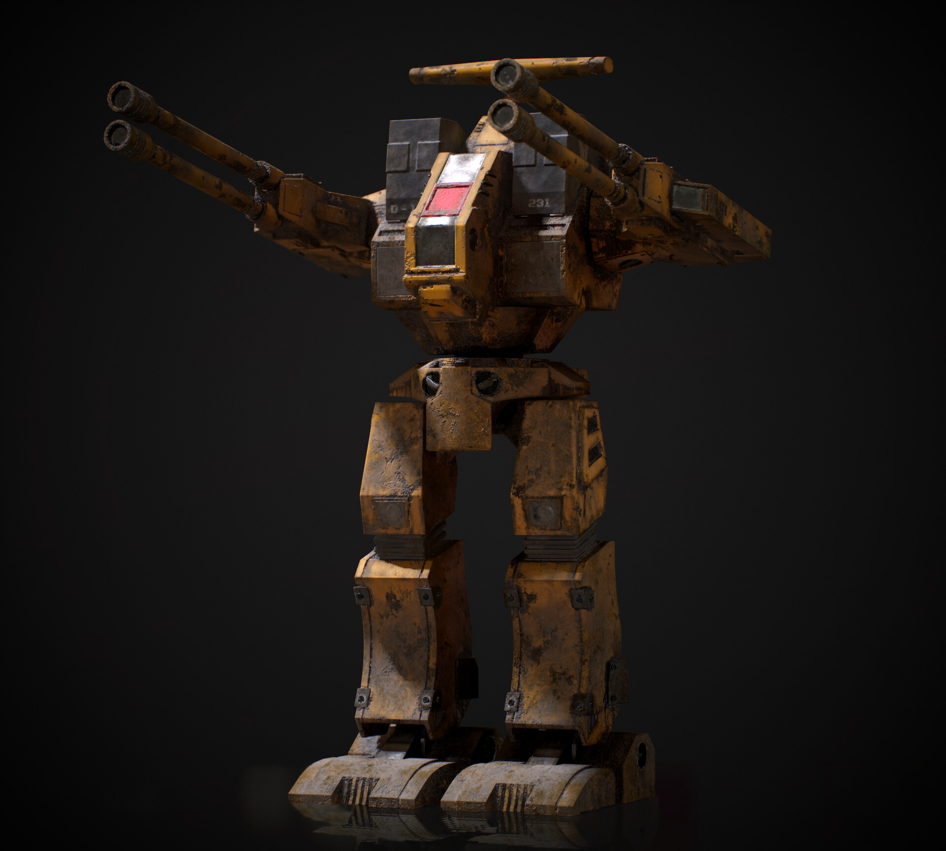 ArtStation - Mech "Defender".