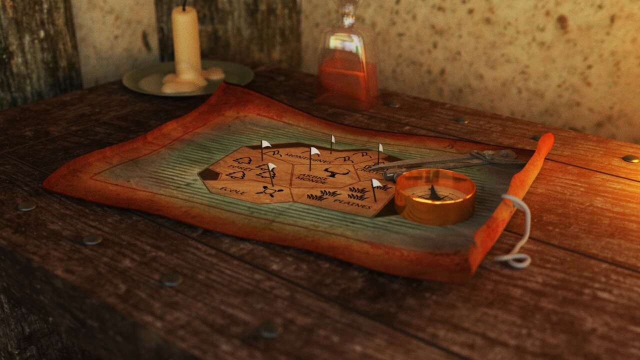 ArtStation - Medieval map