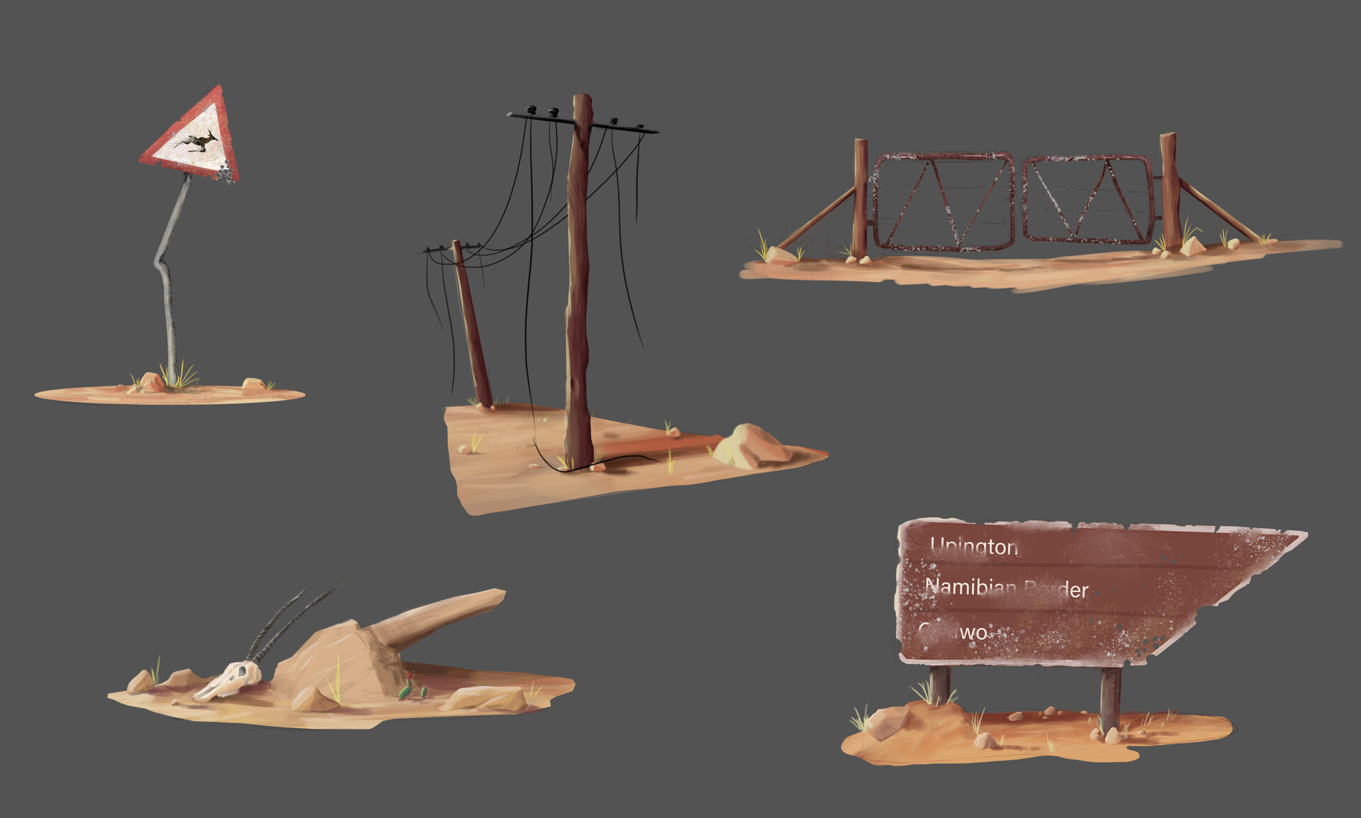 Abdullah Akram - Background Assets Concept Art