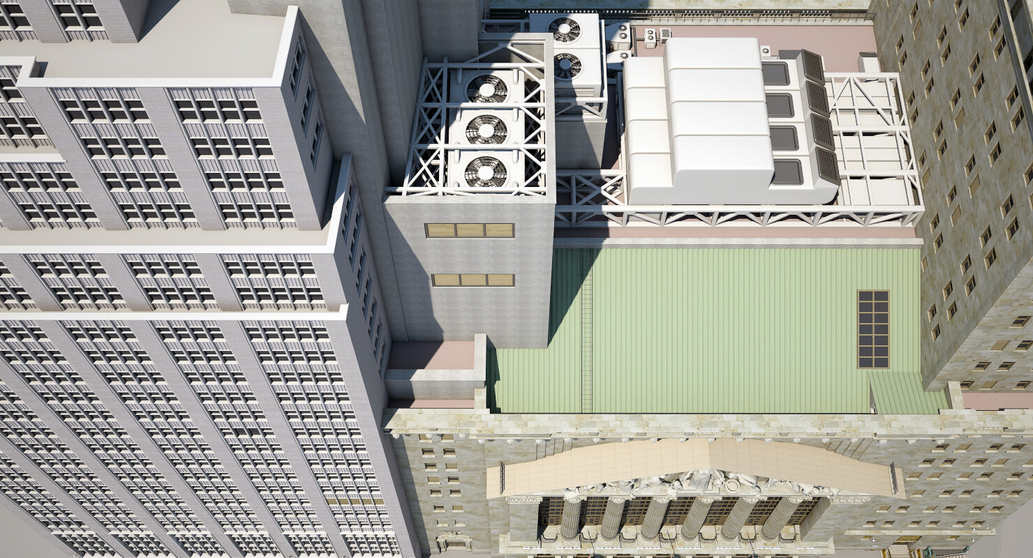 Tim Shaw - New York Stock Exchange Building 3d model