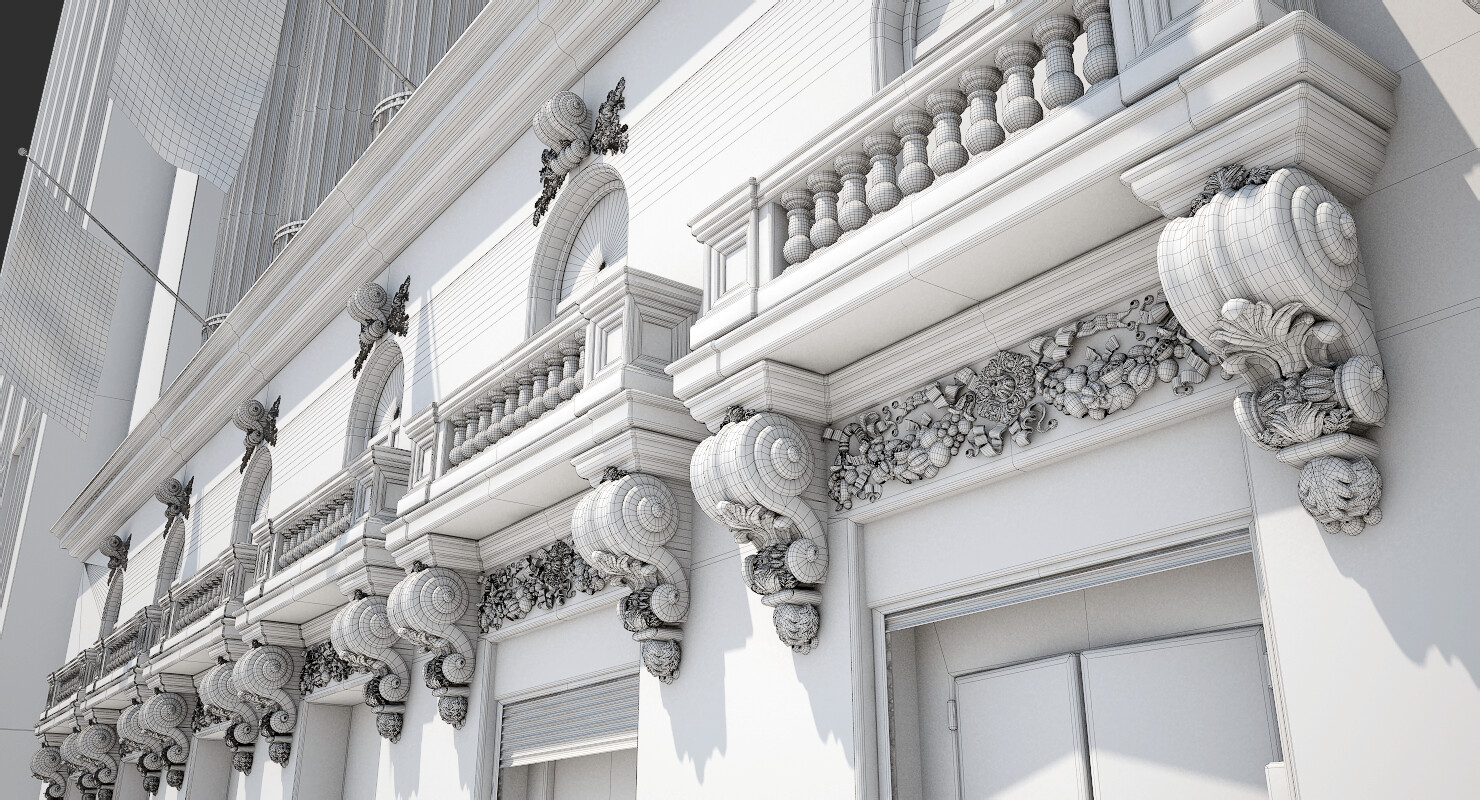 Tim Shaw - New York Stock Exchange Building 3d model