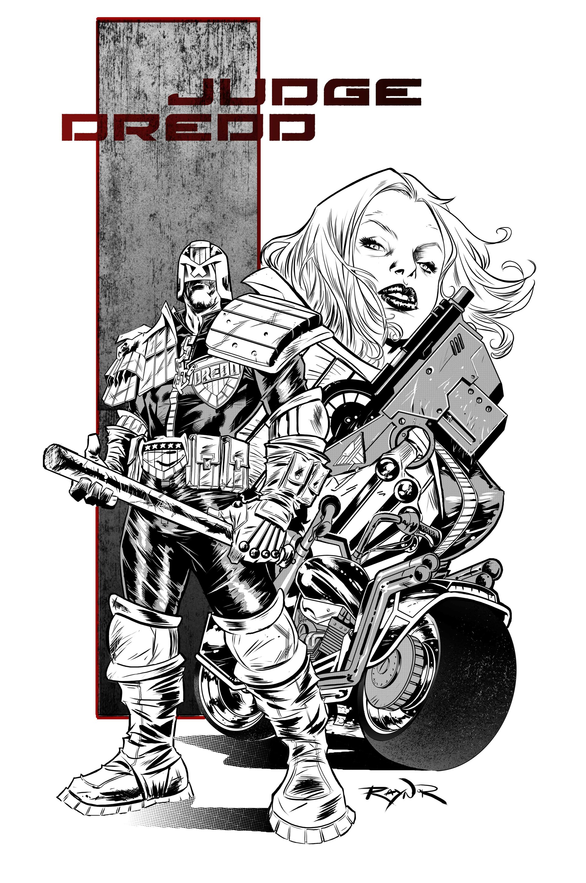 ArtStation - Judge Dredd commission