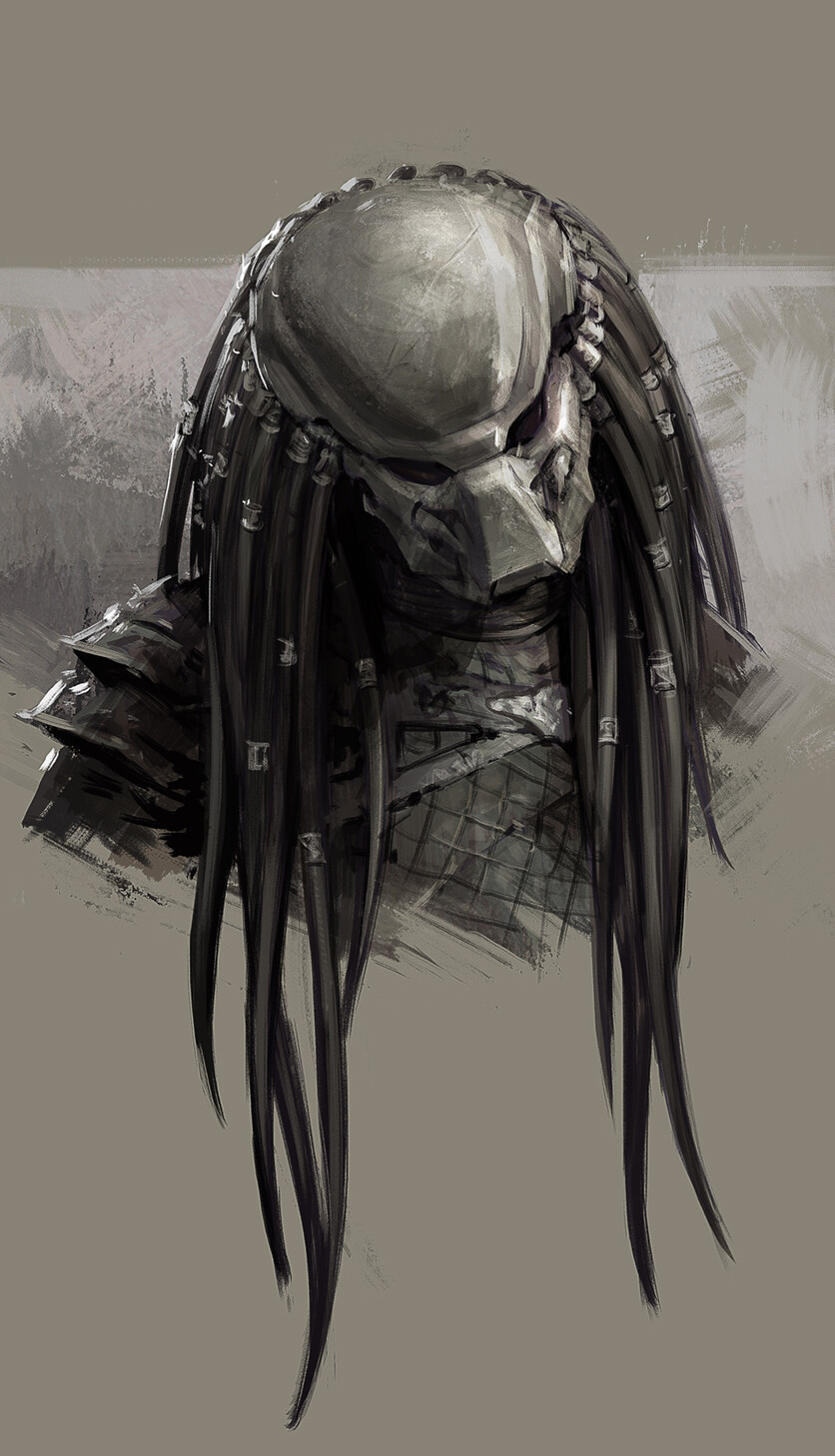Predator Helmet Concept Art