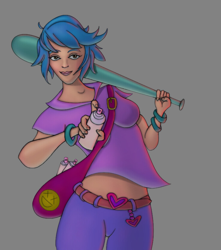 ArtStation - Tagger Girl