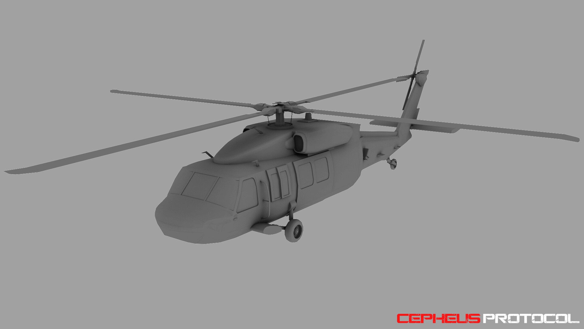 ArtStation - Blackhawk Helicopter - Cepheus Protocol