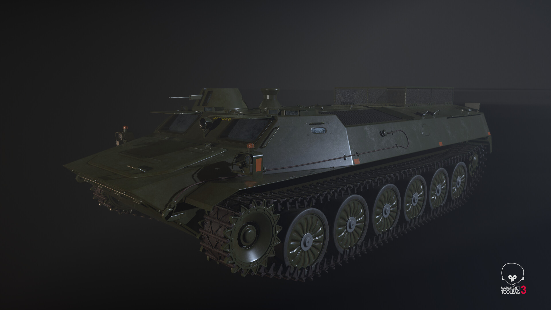 ArtStation - Pansarbandvagn 401 (MT-LB)