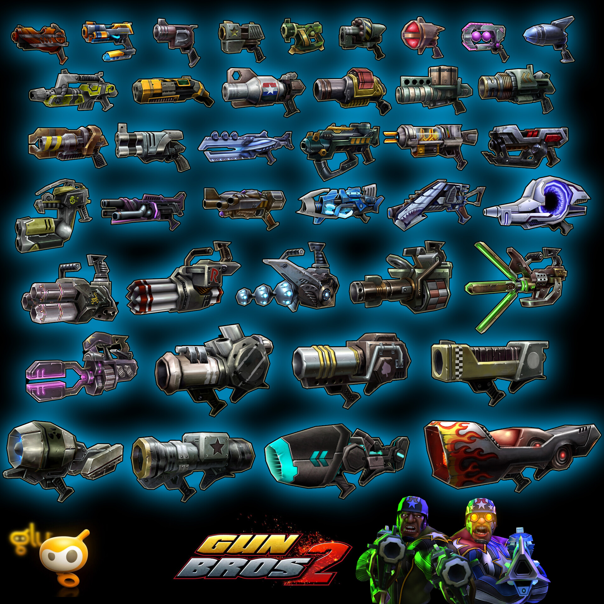 ArtStation - GunBros 2 Weaponry