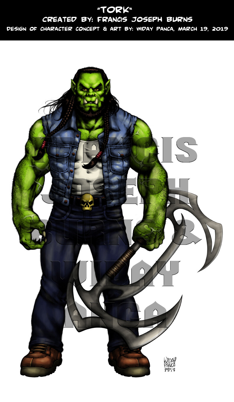 ArtStation - Commissioned. THE TORK, Design of Character Concept & Art ...