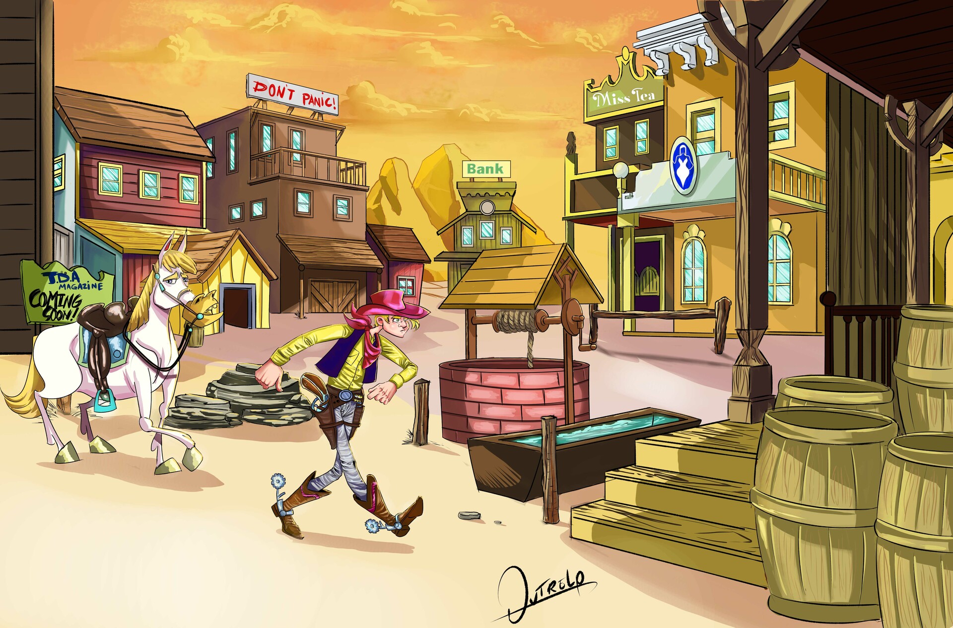 ArtStation - don´t panic cowboy.