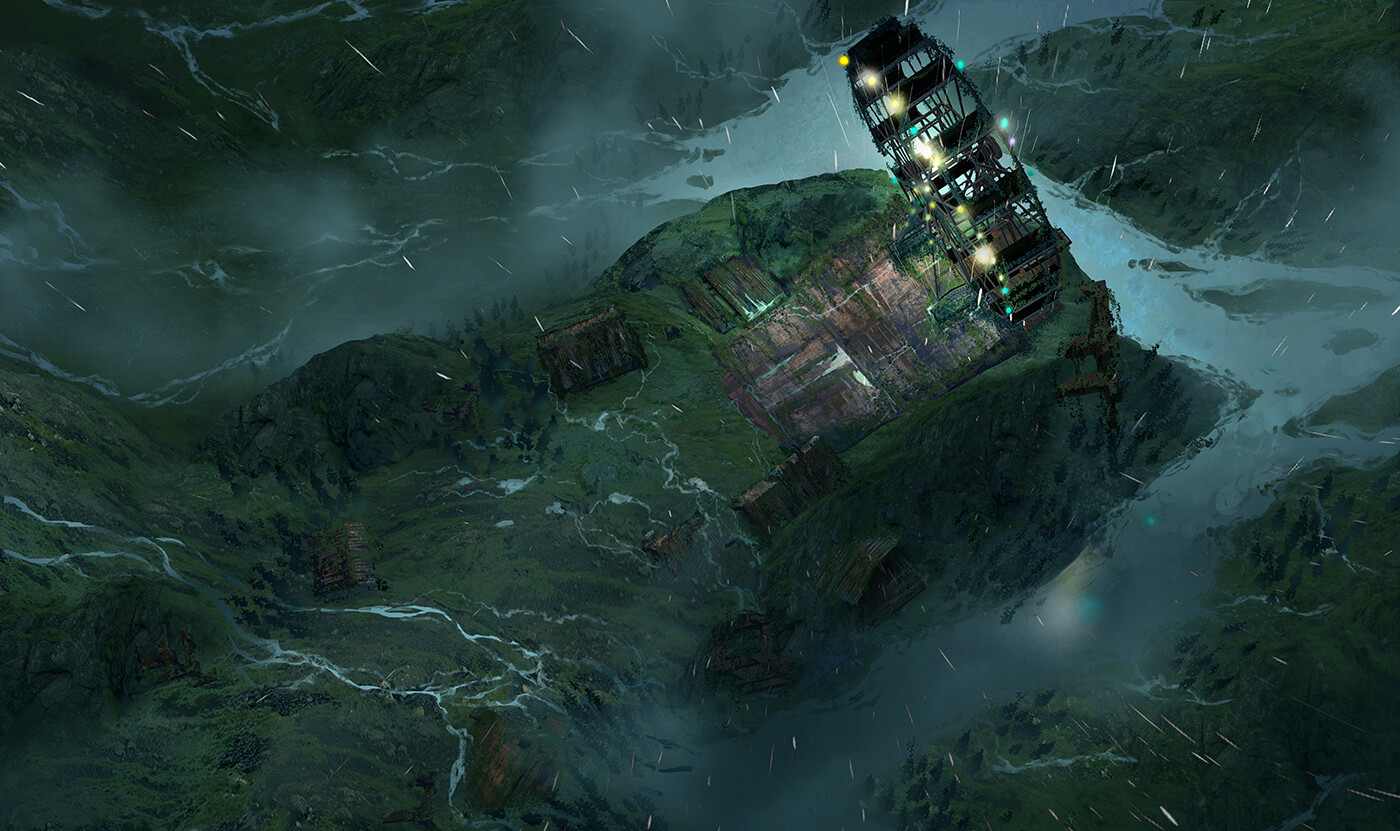 ArtStation - Heavy rain