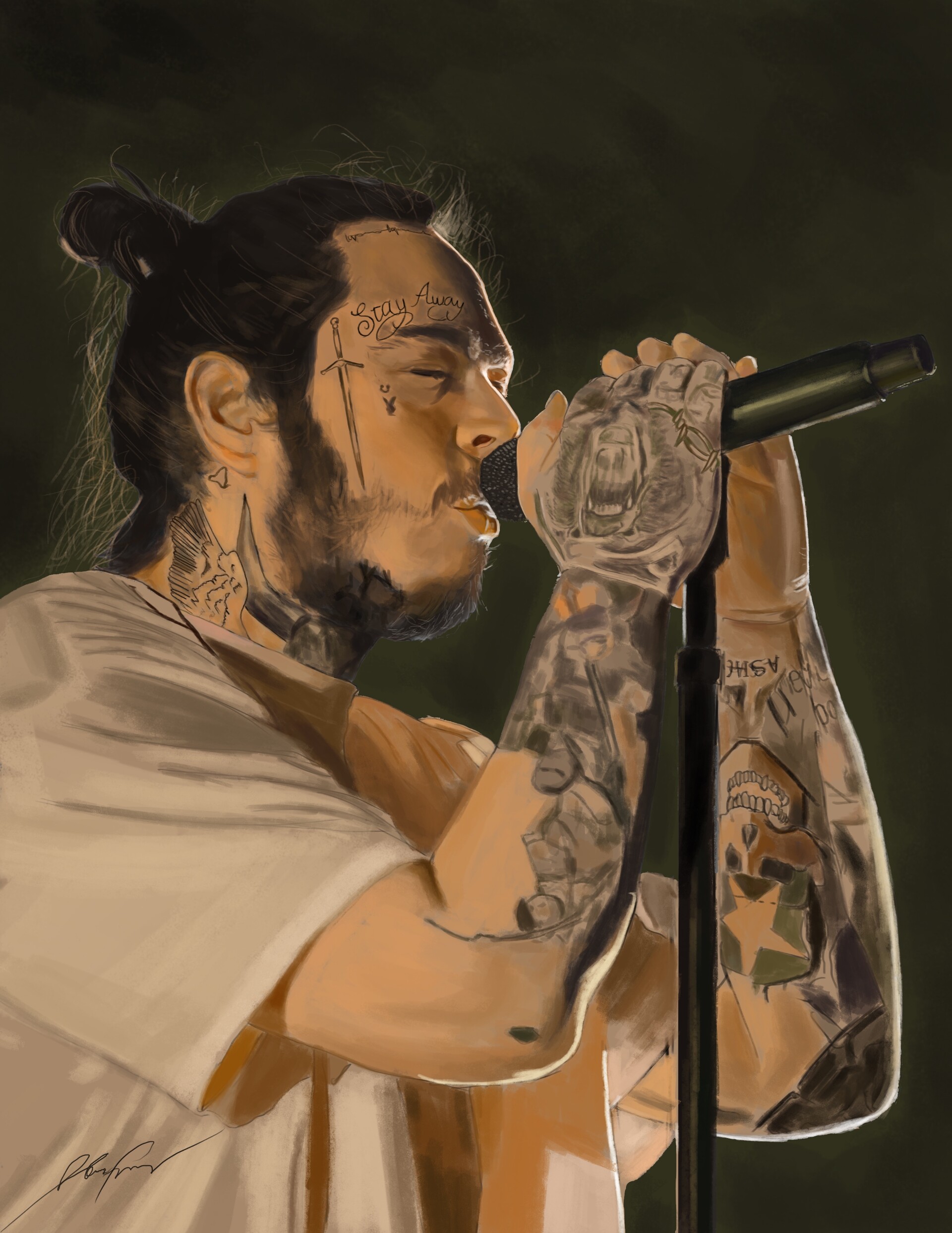 ArtStation - Post Malone