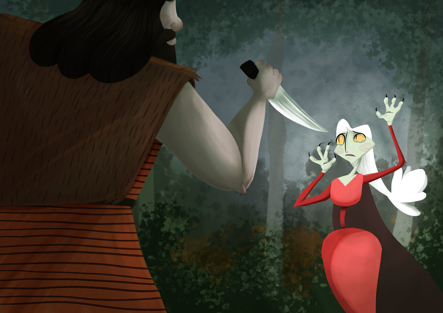 ArtStation - Blodeuwedd Illustration