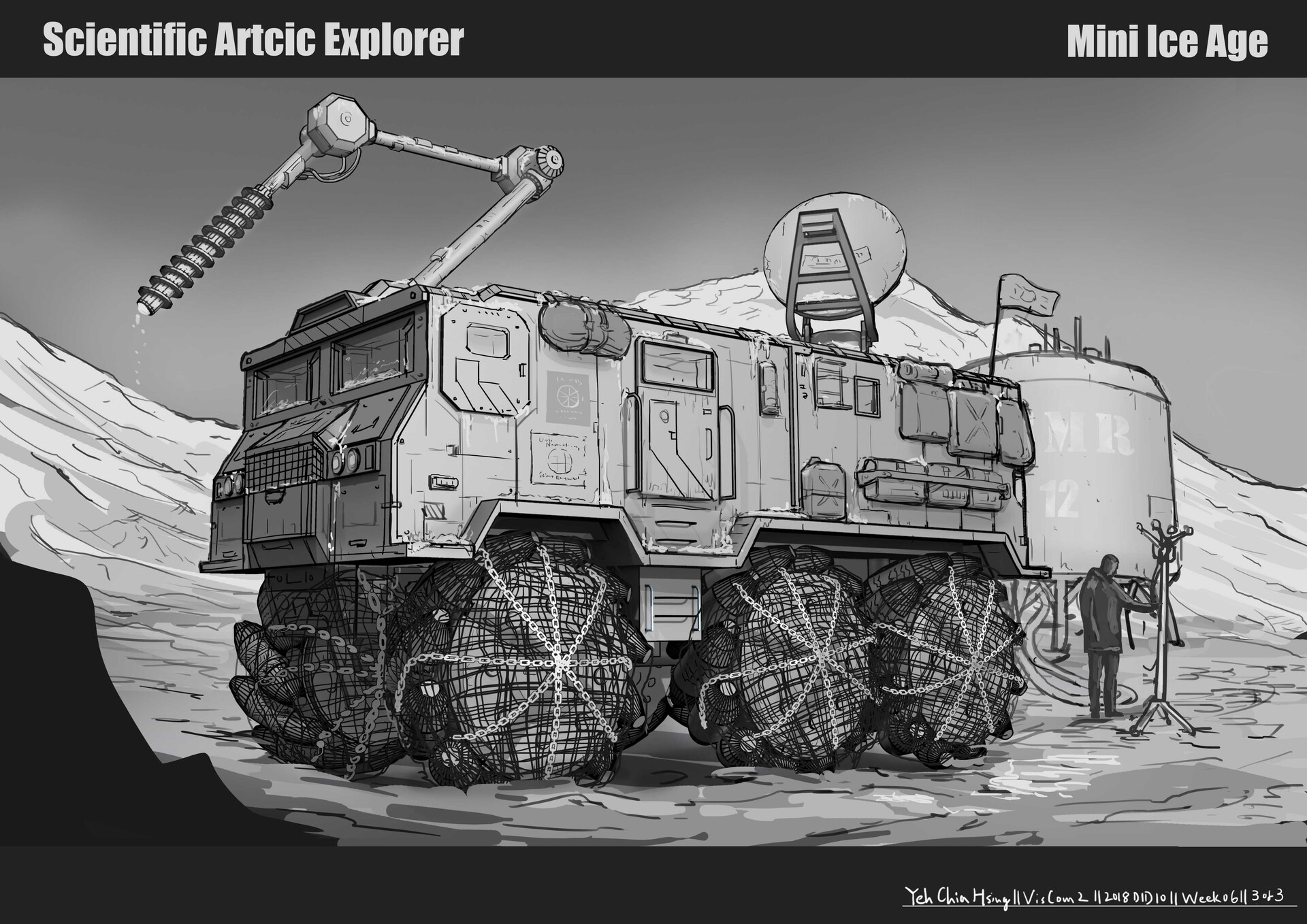 ArtStation - Arctic Explorer Vehicle Design