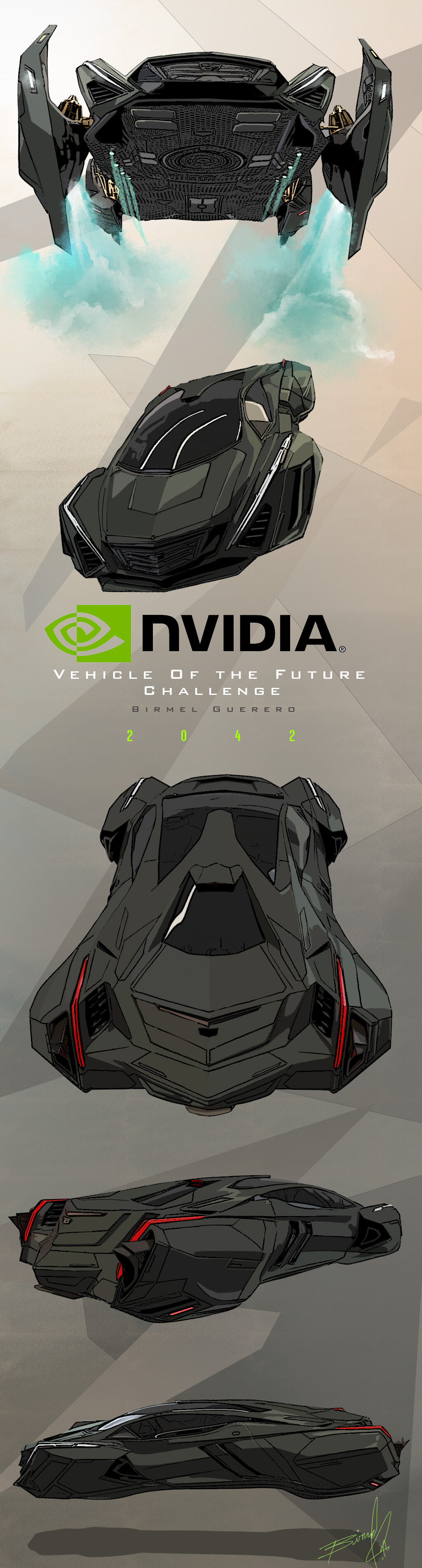 Birmel Guerrero - Nvidia Vehicle of the Future Challenge!