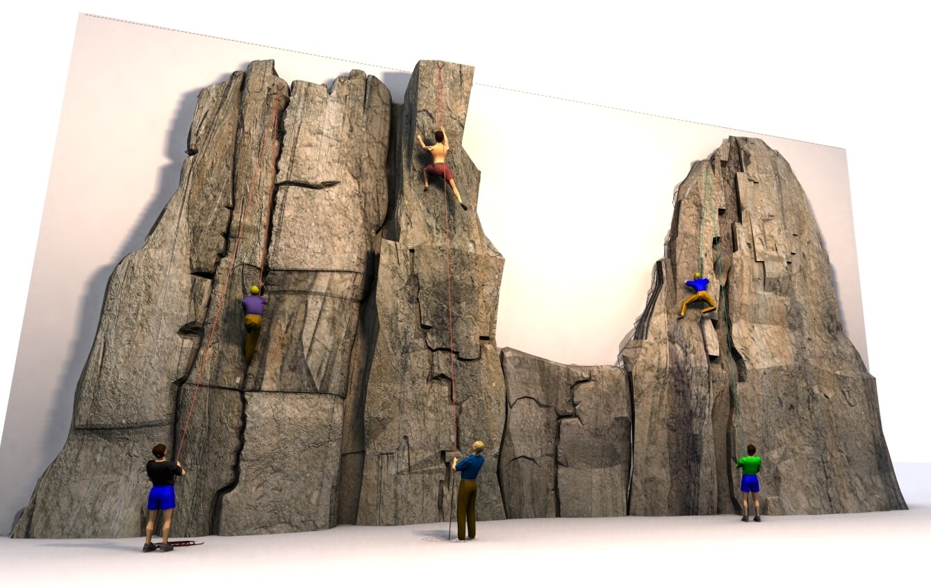 ArtStation - Mountaineers Climbing Structure