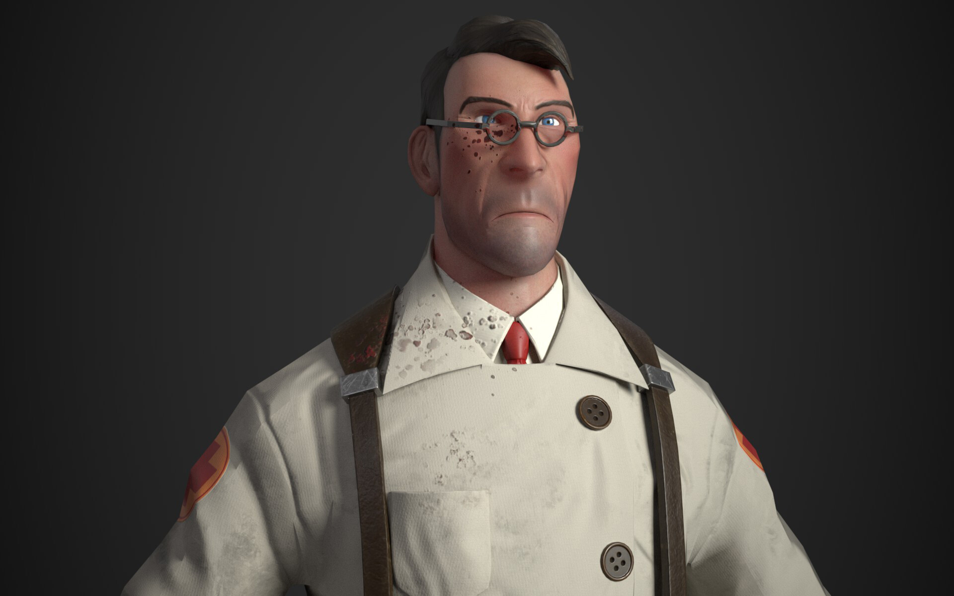 Oliver Pollard - Game Artist - TF2 Medic WIP