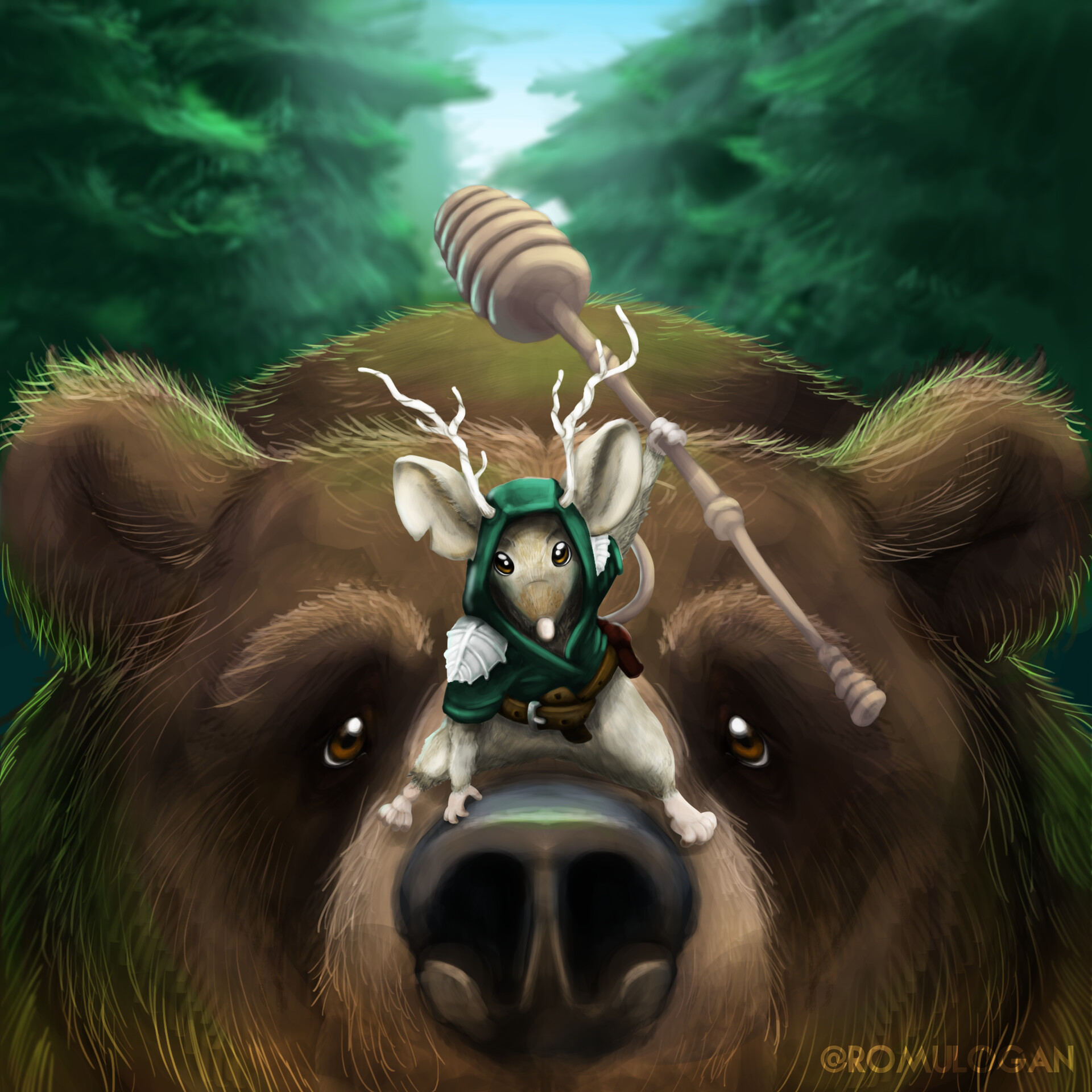 ArtStation - Mouse Warrior