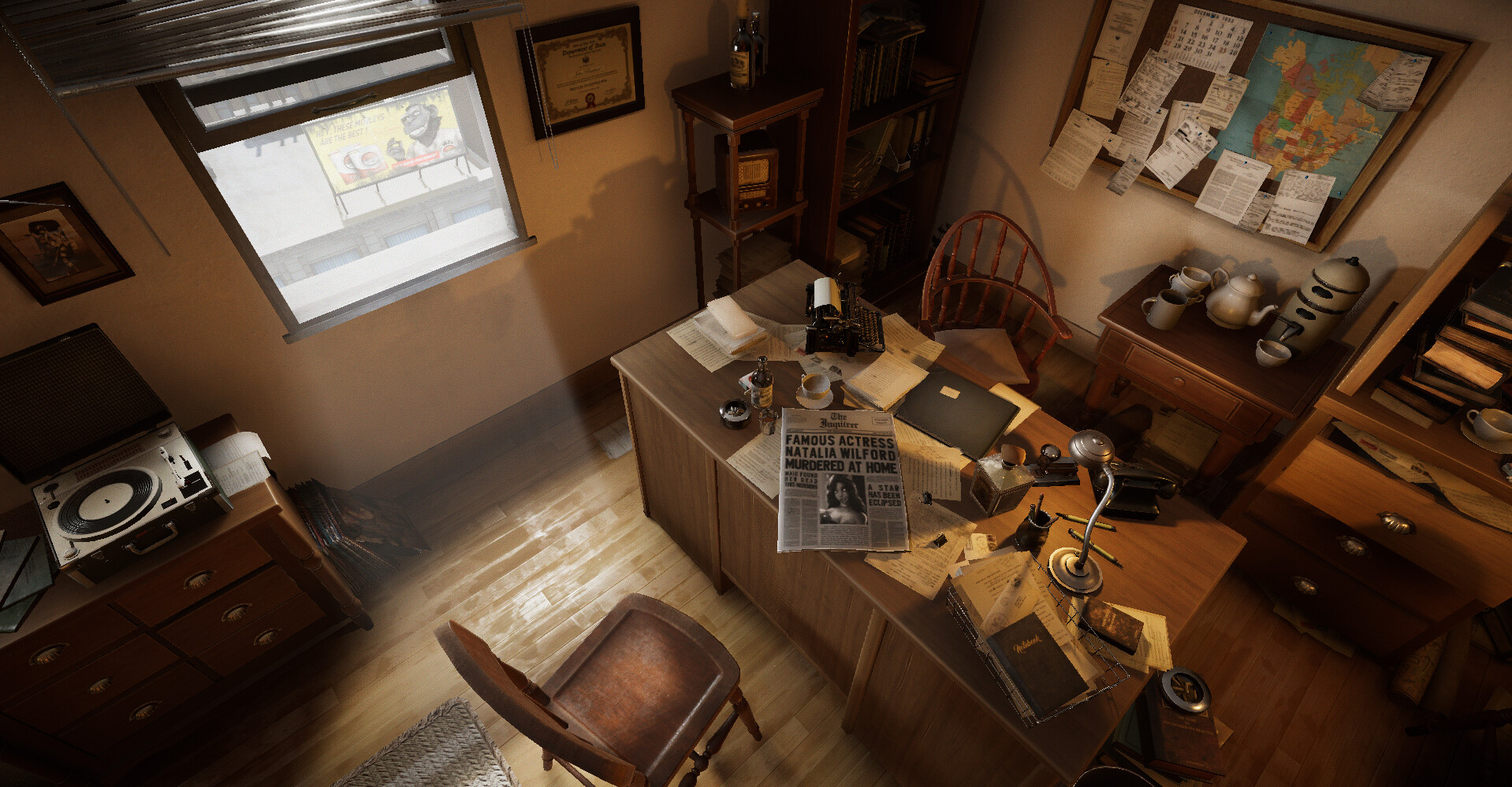 Sergio Moreno - Blacksad: Under the Skin - Blacksad's Office