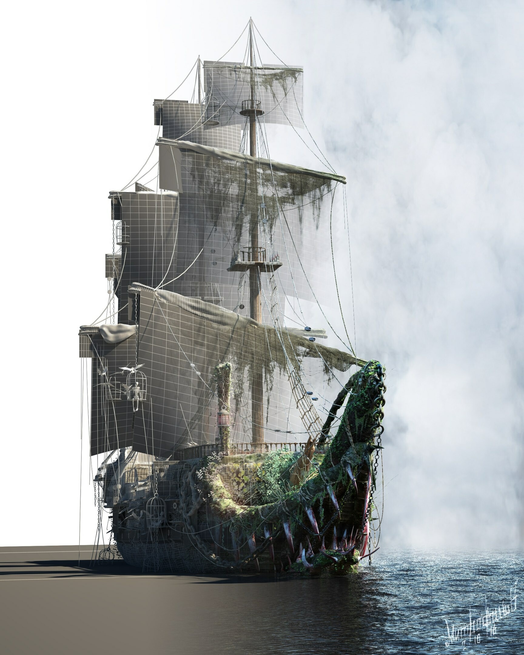 ArtStation - My dead sea