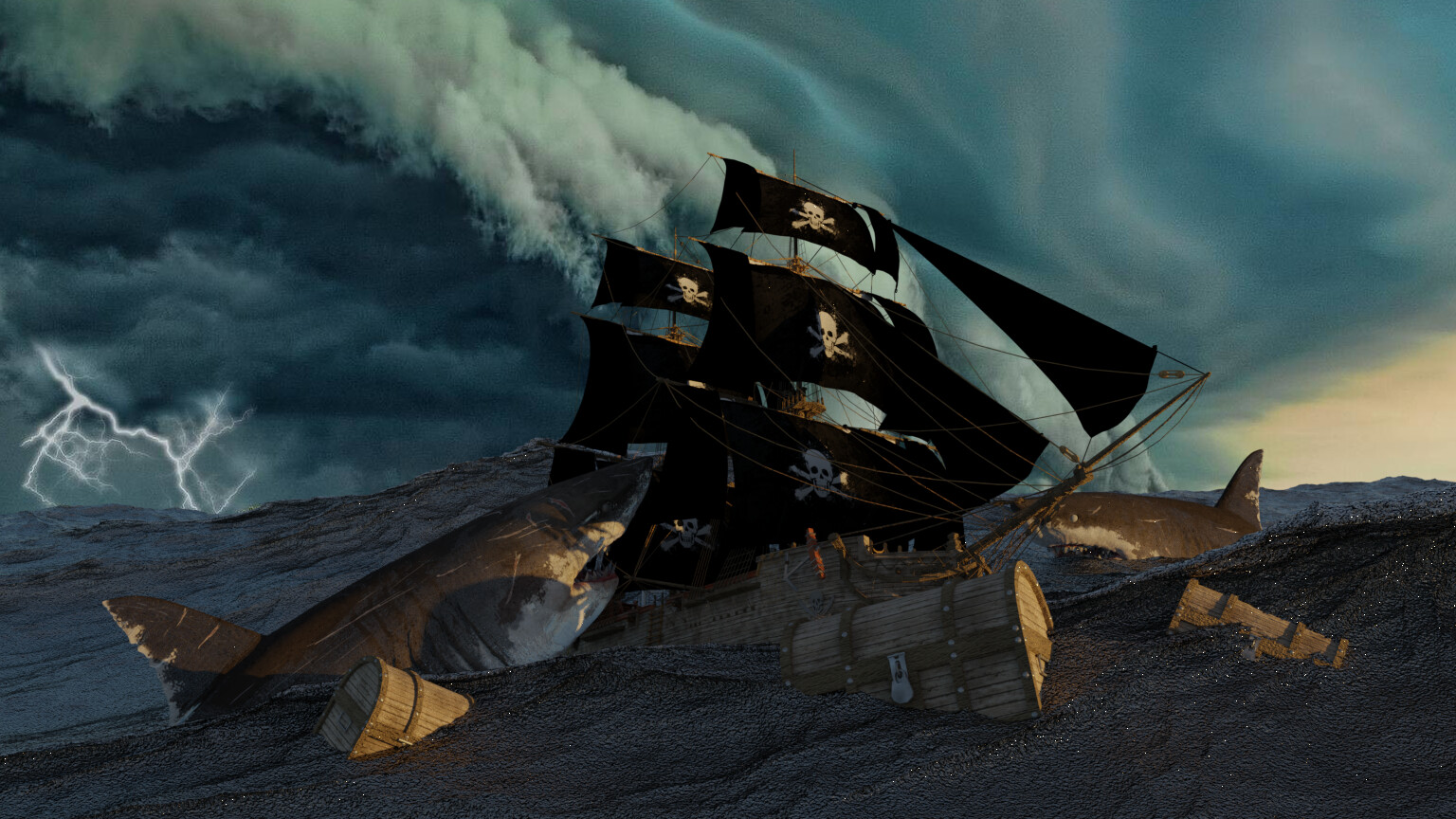 ArtStation - Haunted ocean