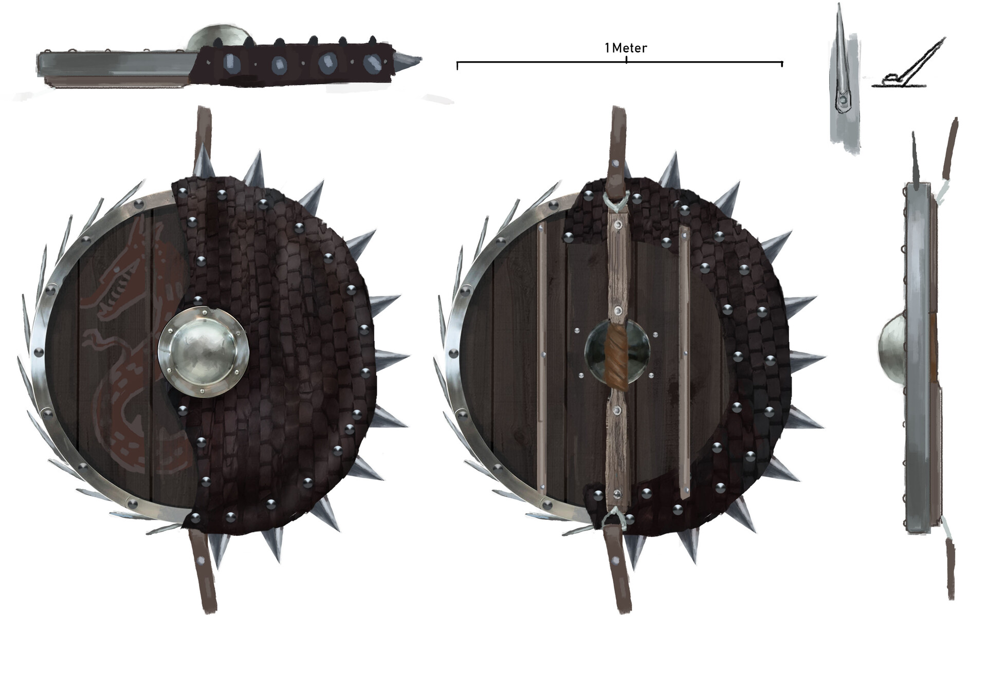 ArtStation - Viking Shield Turnaround