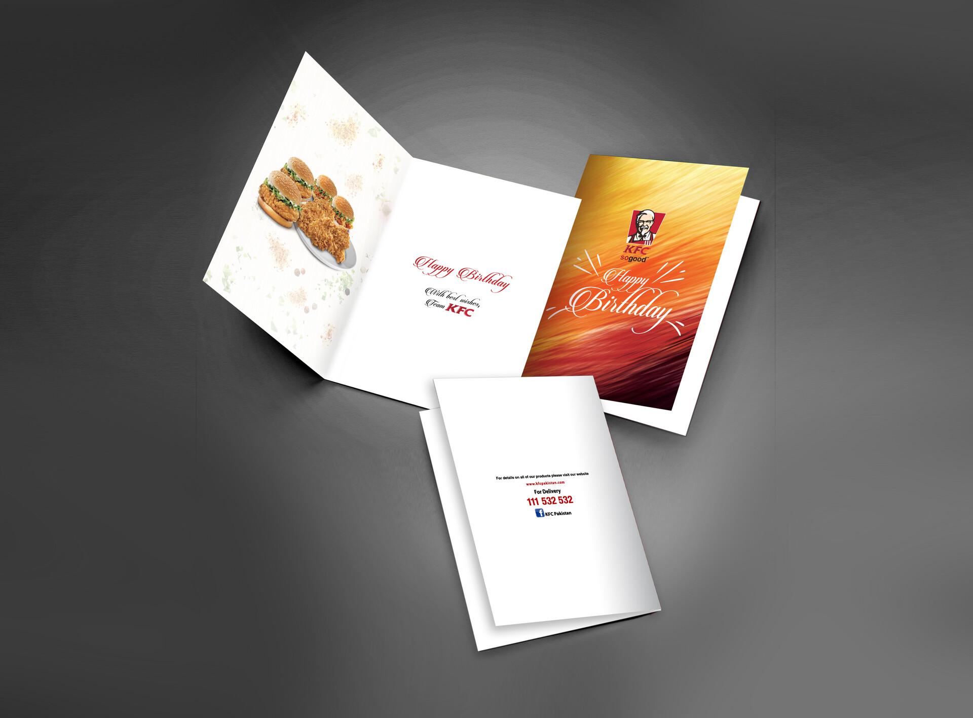 ArtStation - KFC Greeting Card