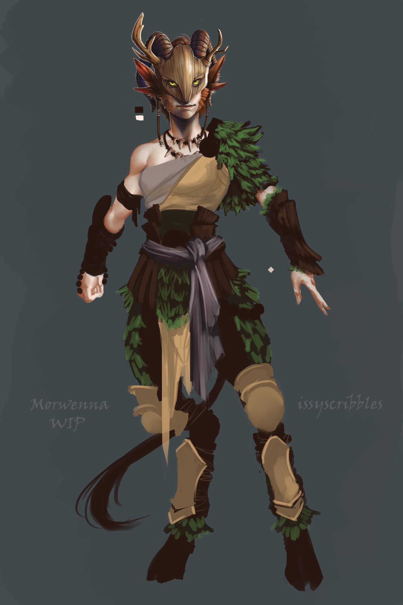 Ismea Westerveld - Morwenna, the Faun Monk