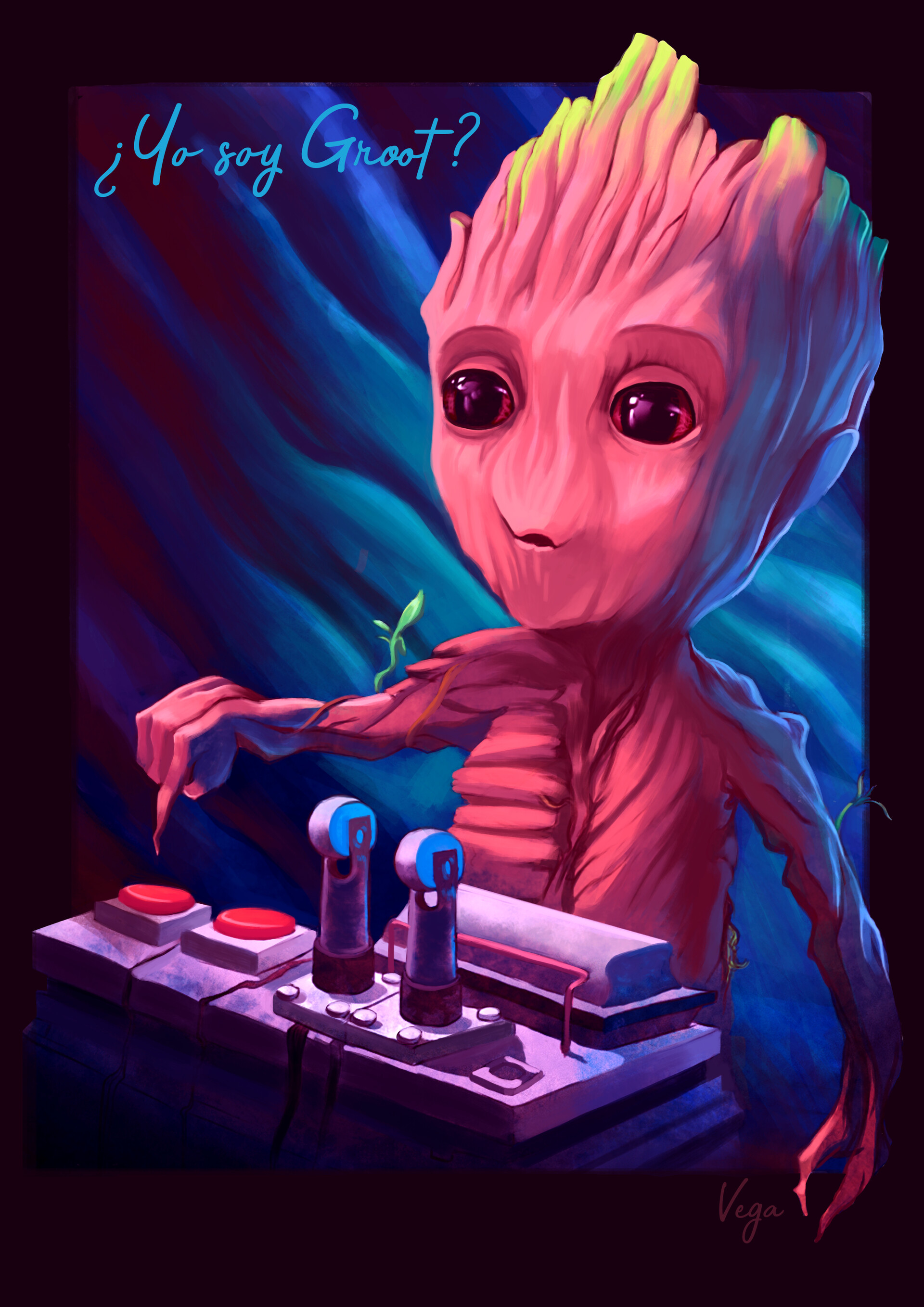 ArtStation - Fanart Groot, from Guardians of the galaxy