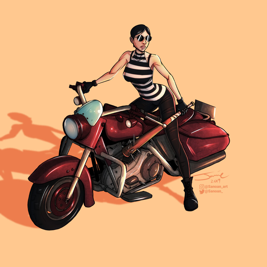 ArtStation - Biker