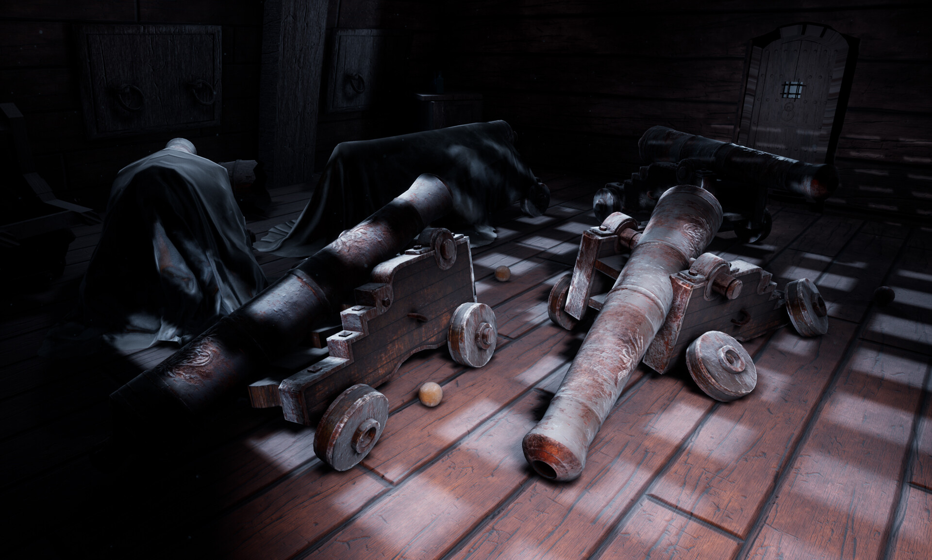 Oliver Pollard - Game Artist - 17th Century Galleon Cannon