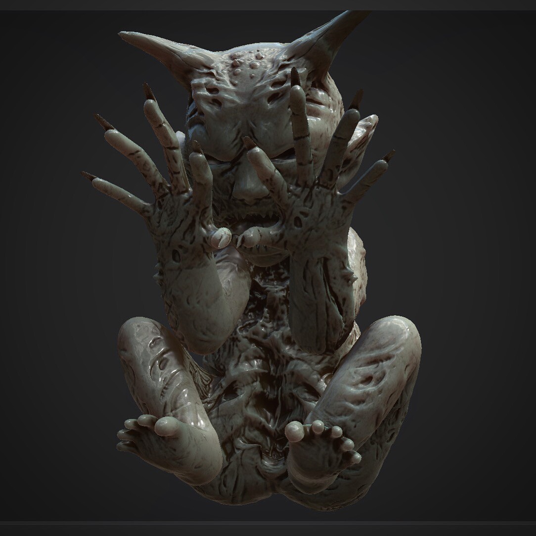 ArtStation - Demonic fetus