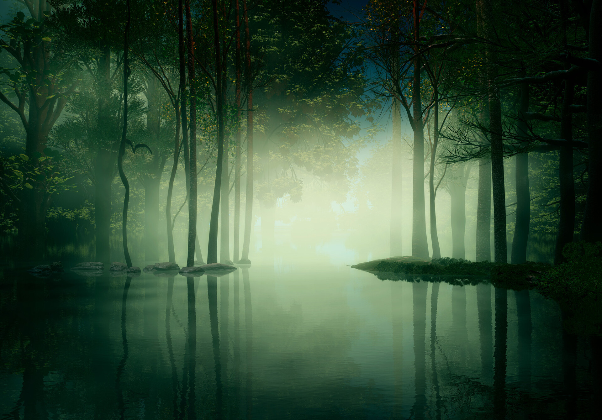 ArtStation - Somber Swamp