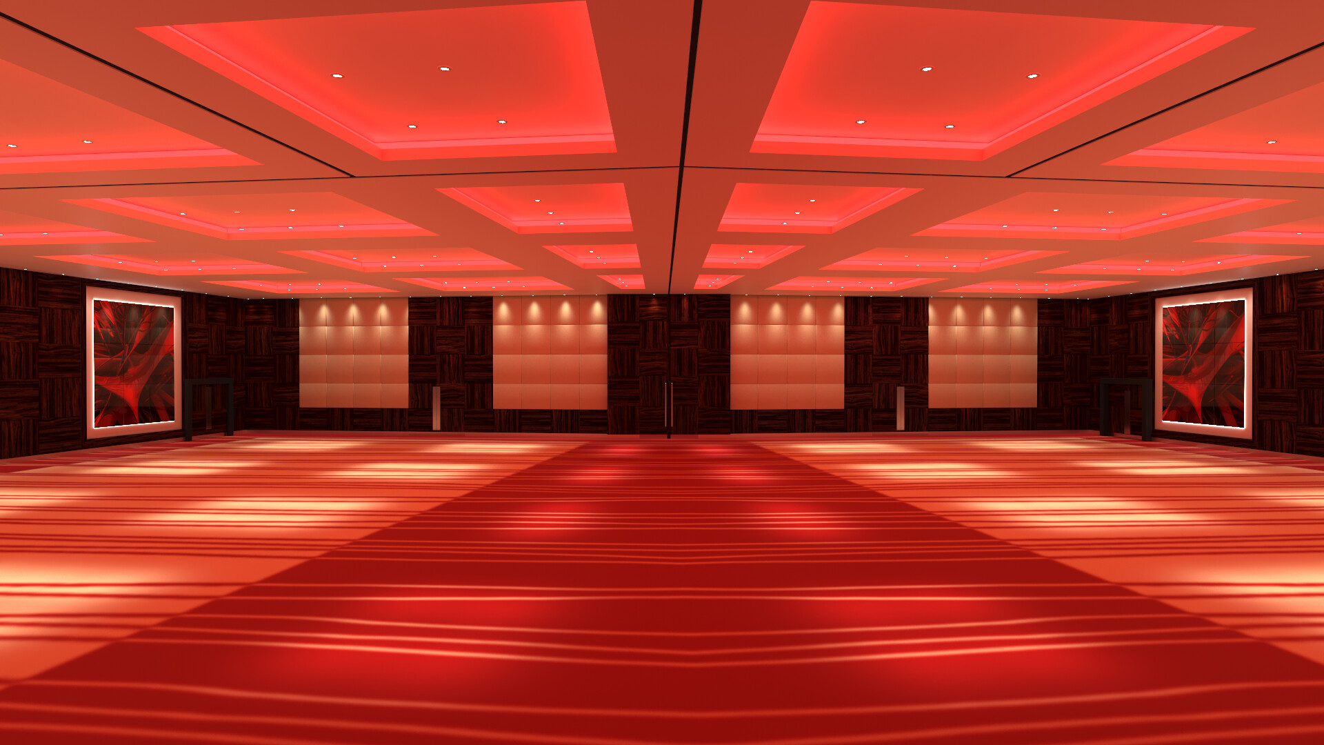 Large Empty Ballroom