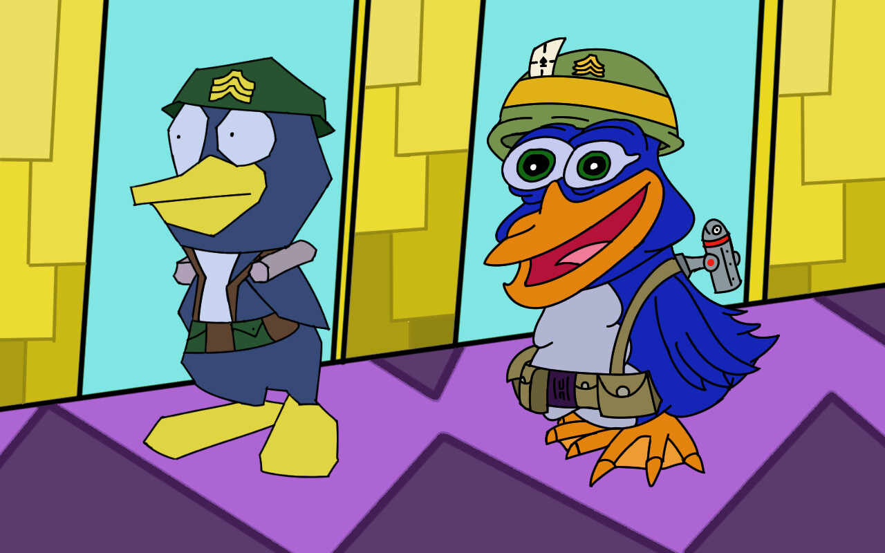 ArtStation - Sgt. Byrd. Old vs New. Spyro the Dragon Series